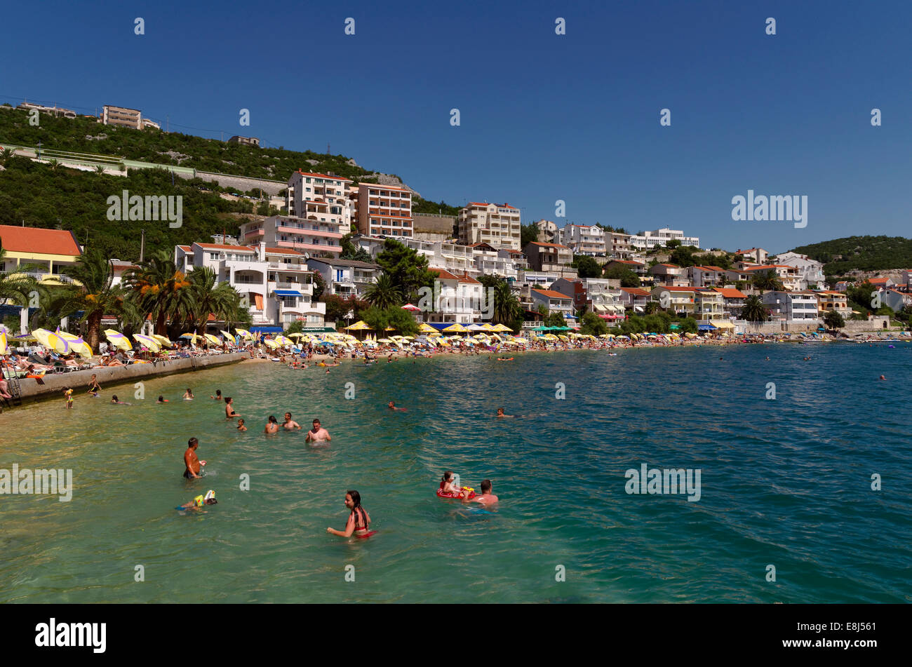 Adriatic coastal town of Neum in Herzegovina-Neretva Canton, Bosnia and ...