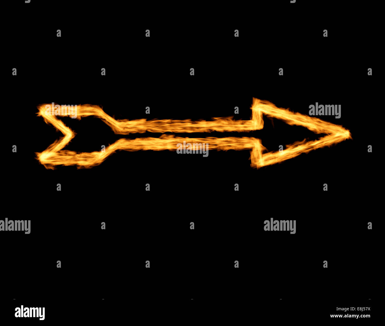 Flame and the arrow hi-res stock photography and images - Alamy