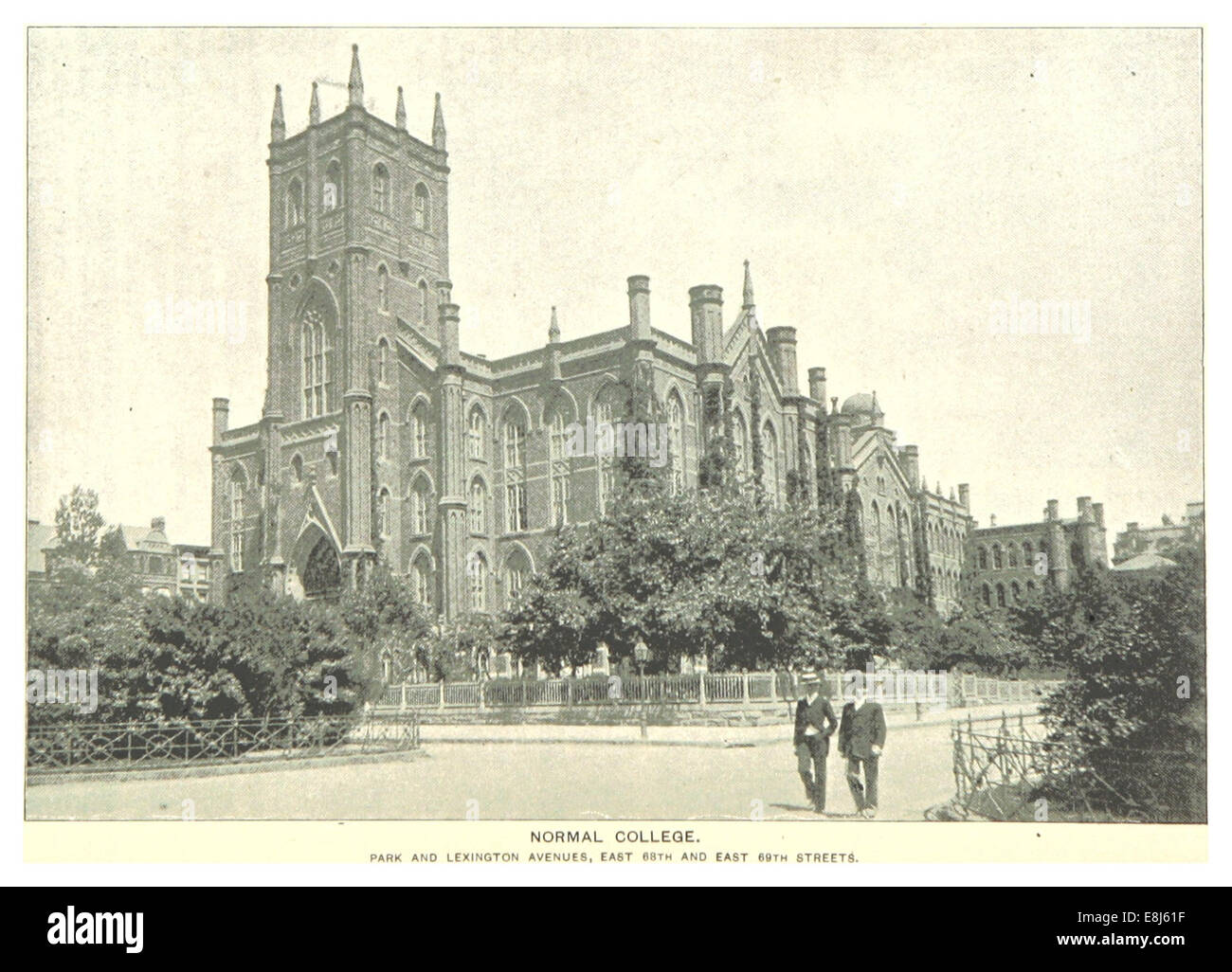 This 1893 illustration by King depicts the Normal College building ...