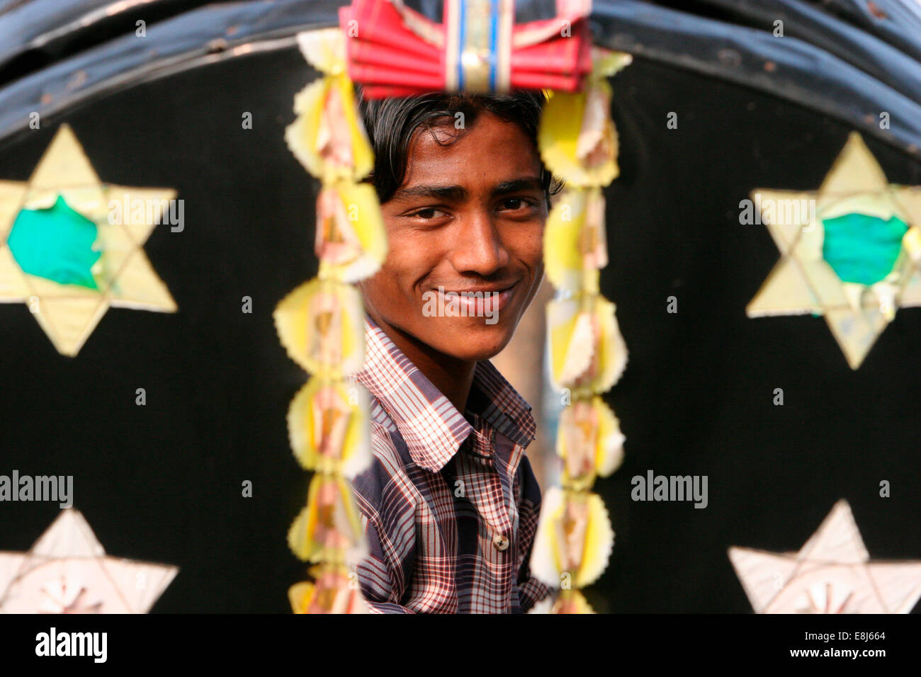 Bangladeshi rickshaw driver hi-res stock photography and images - Alamy
