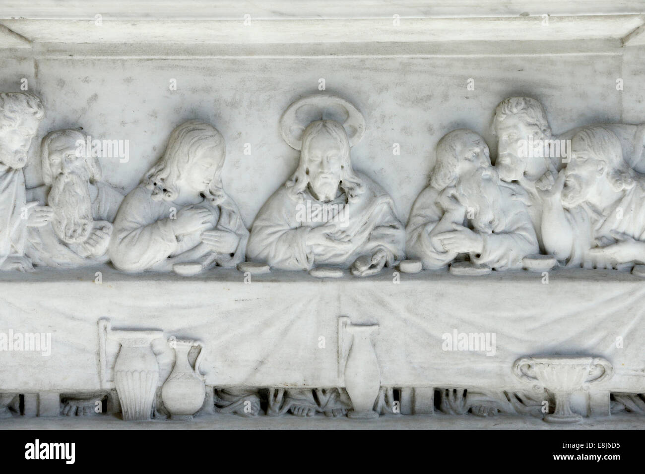 Church of Our Lady. The Last Supper Stock Photo - Alamy