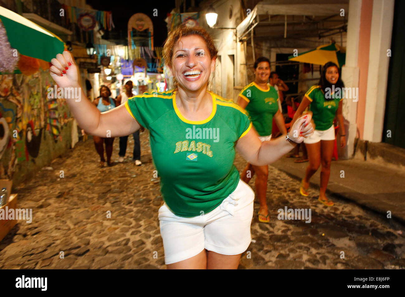 Reveler at Salvador street carnival in Pelourinho Stock Photo - Alamy