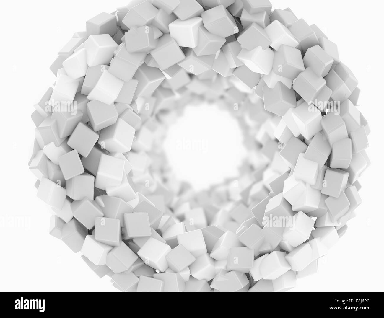 Abstract form collection of cubes Stock Photo - Alamy