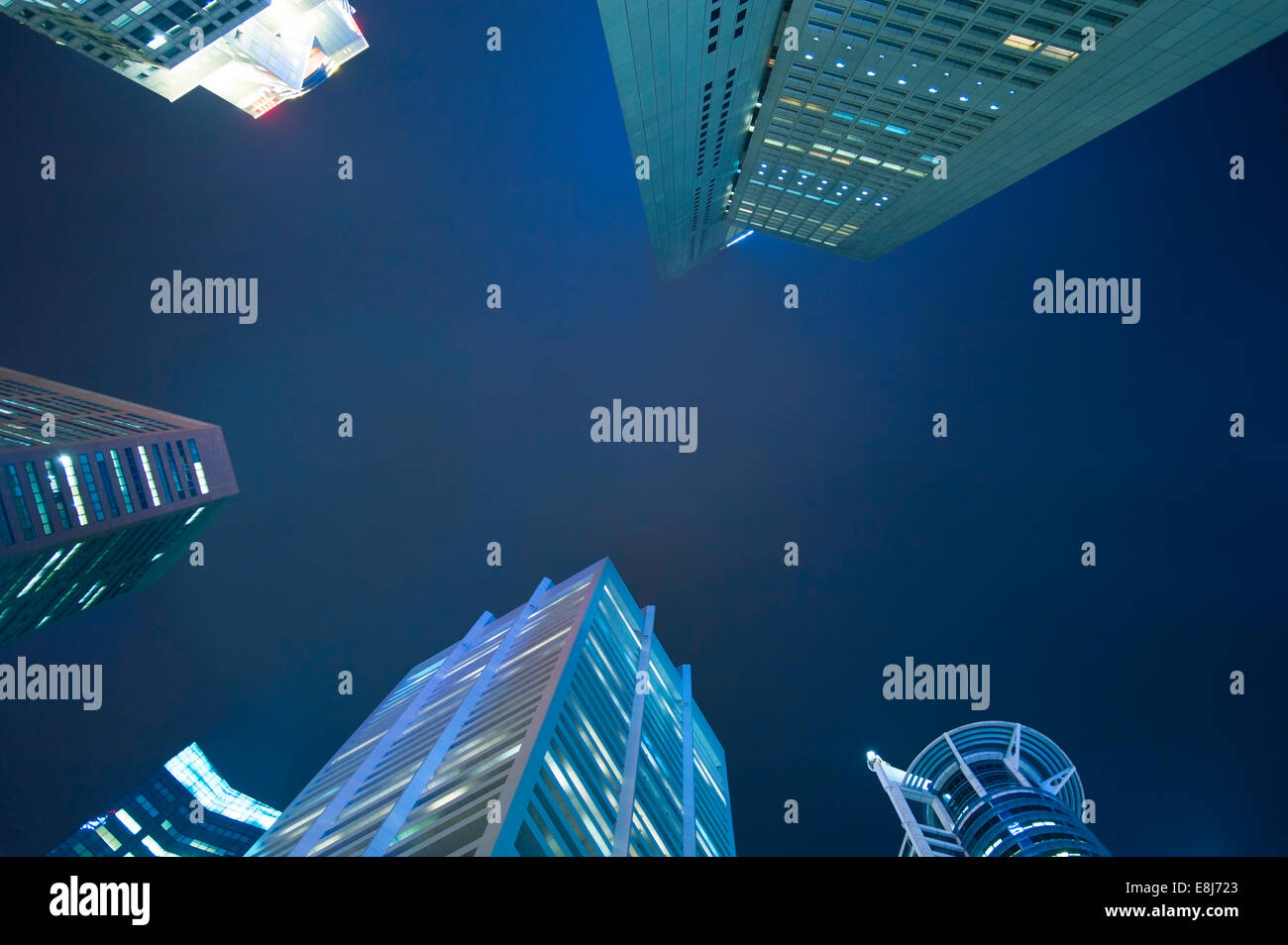 Buildings blue night cloud hi-res stock photography and images - Alamy