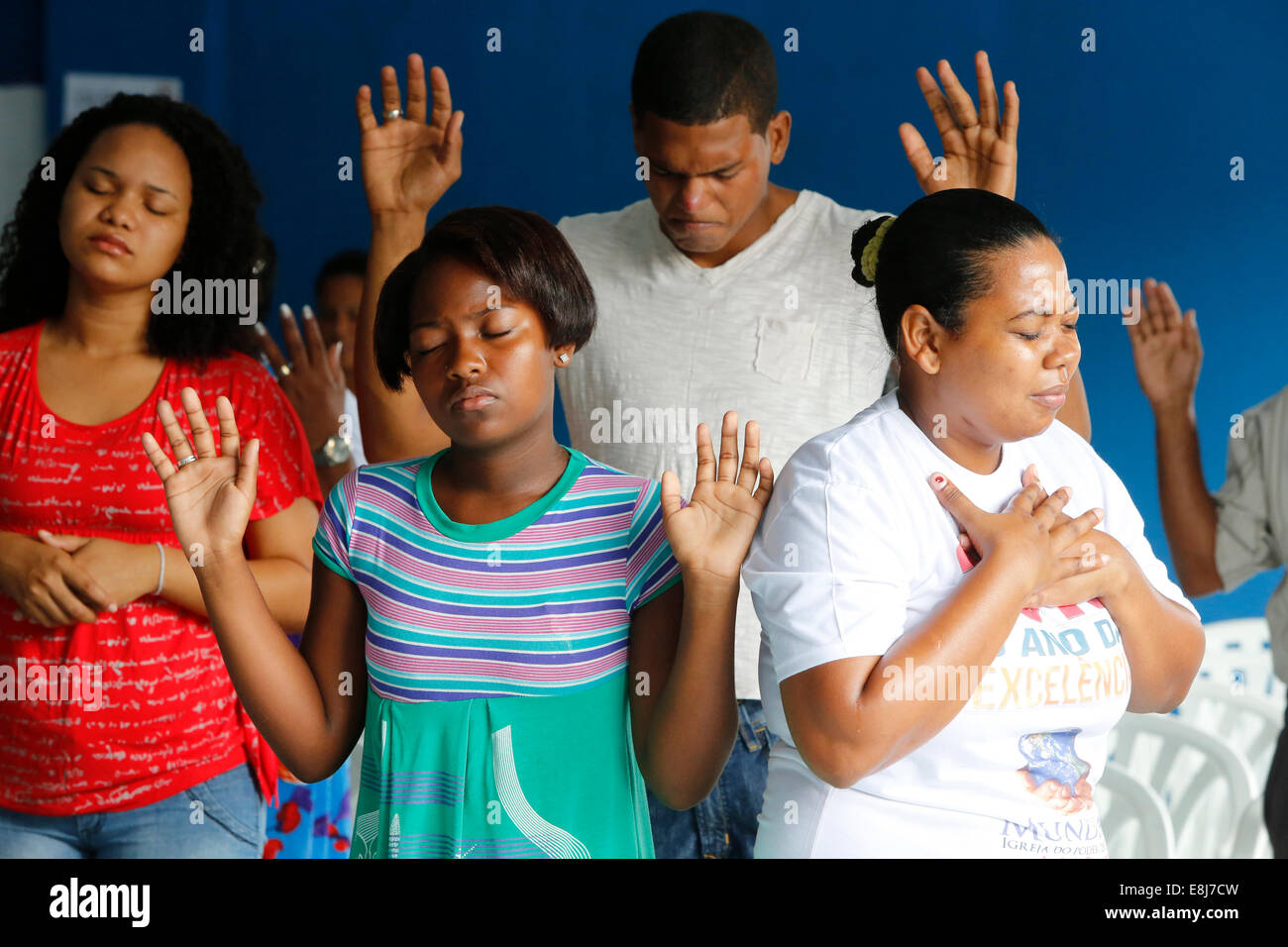 Christian family service hi-res stock photography and images - Alamy