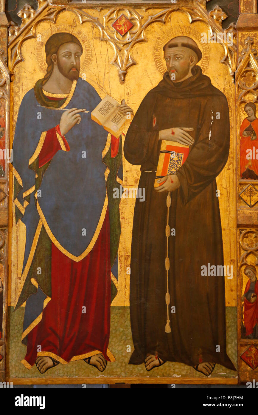 Artwork in Mallorca cathedral gothic chapter house : Jesus with a ...