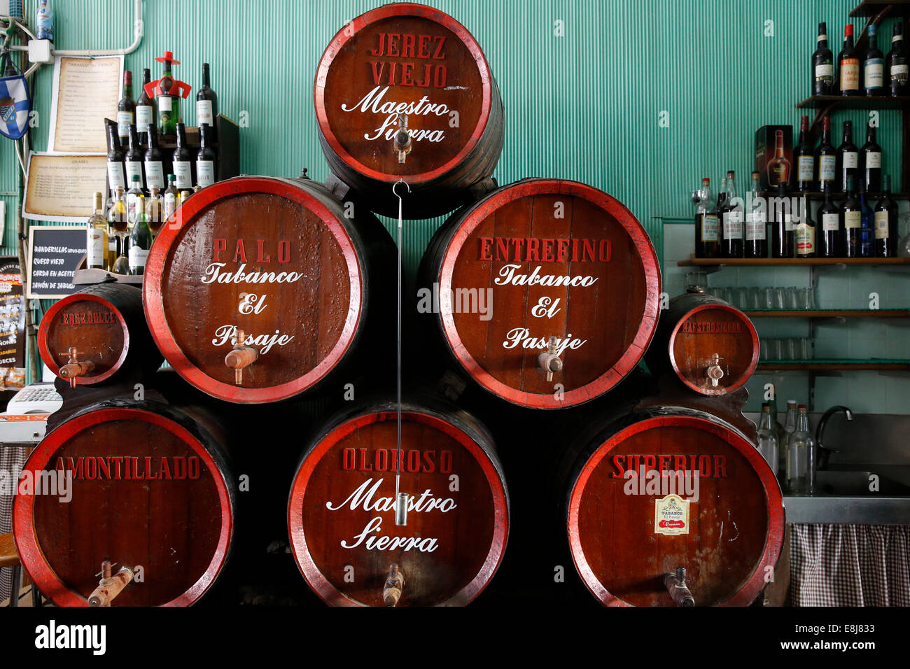 Sherry bar jerez hi-res stock photography and images - Alamy