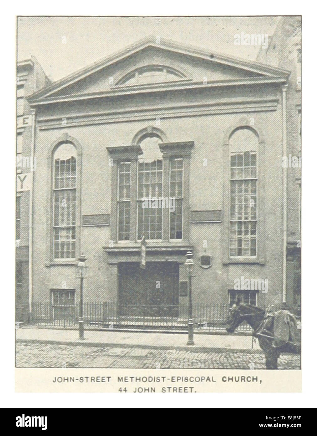 King1893nyc pg380 john street methodist episcopal church hi-res stock ...