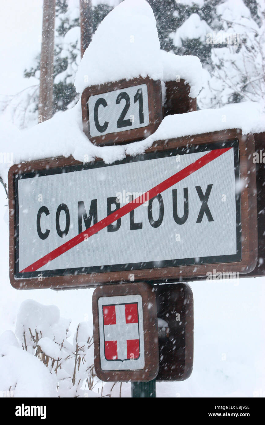 Village of Combloux Stock Photo - Alamy