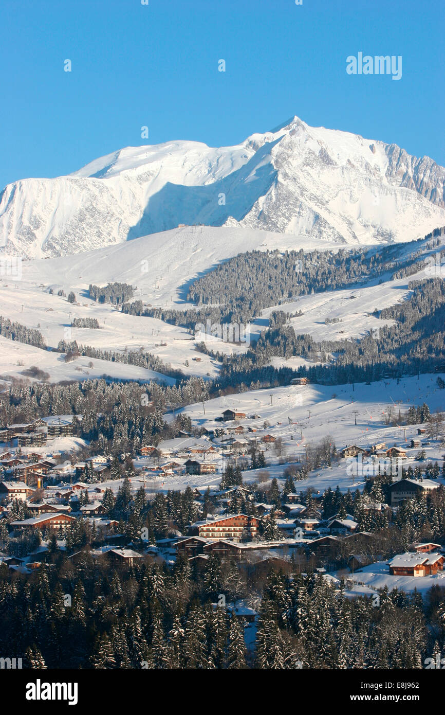 Meg ve and the Mont Blanc Stock Photo - Alamy