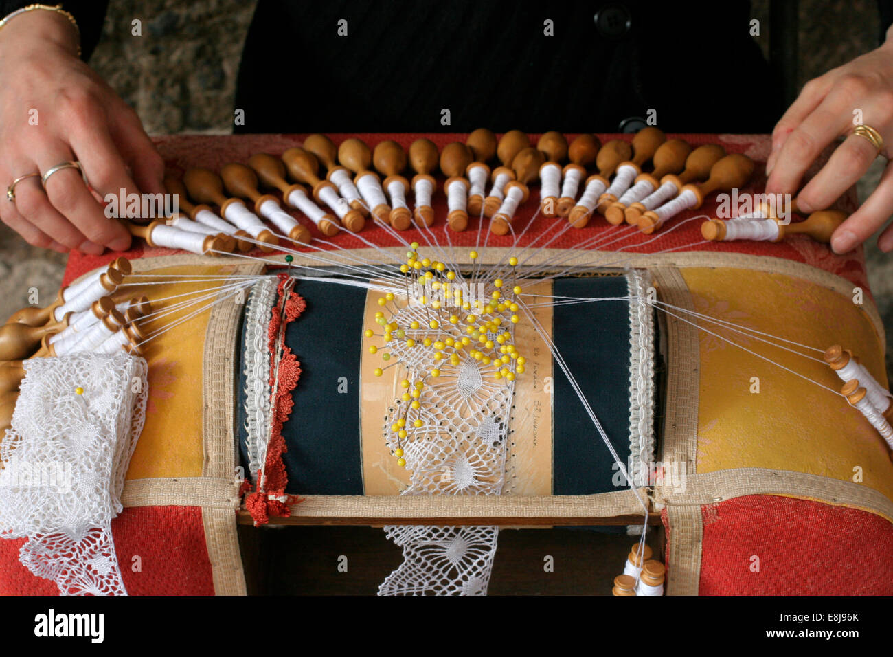 Lace maker hi-res stock photography and images - Alamy