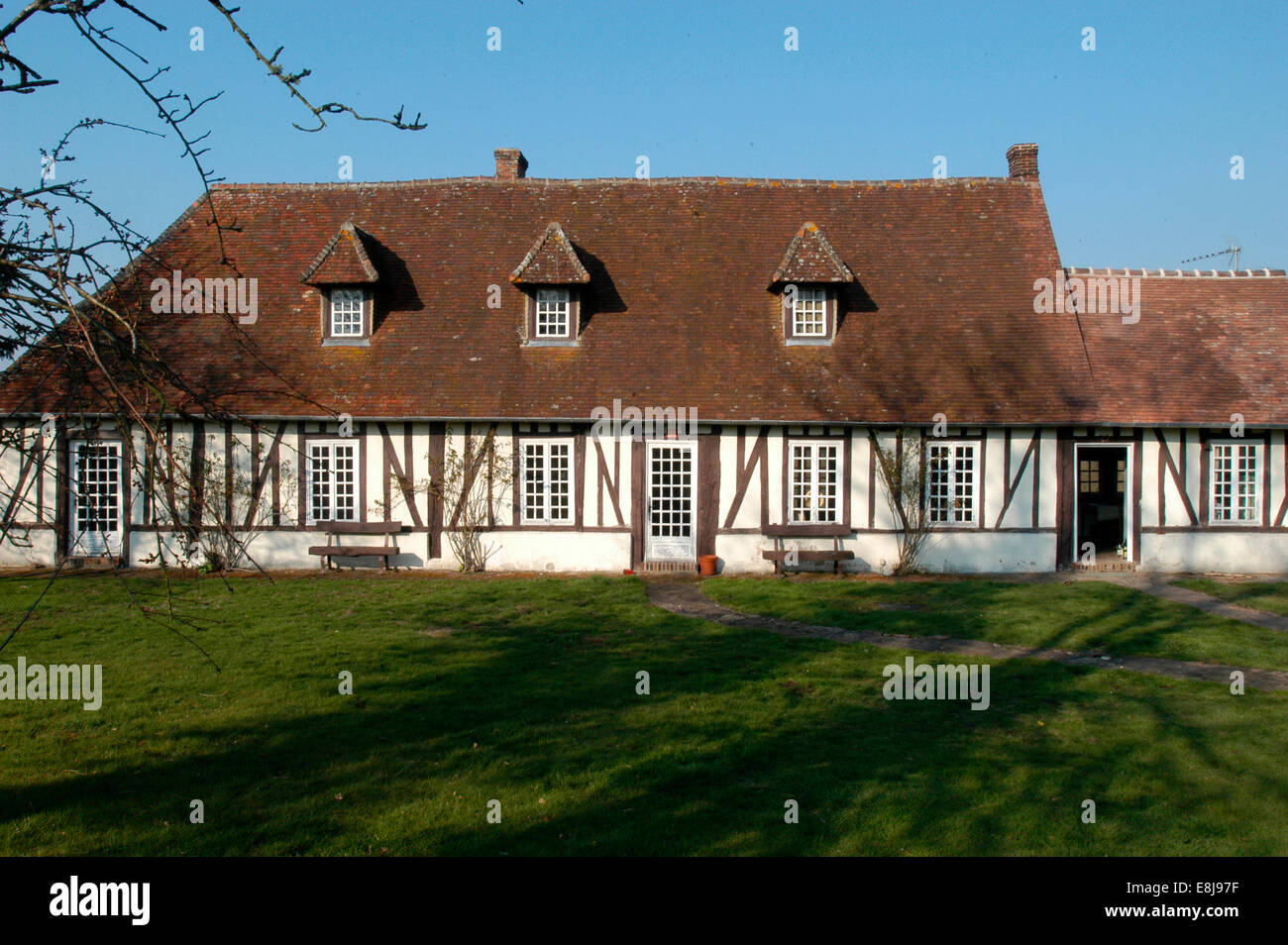 House in Normandy Stock Photo - Alamy