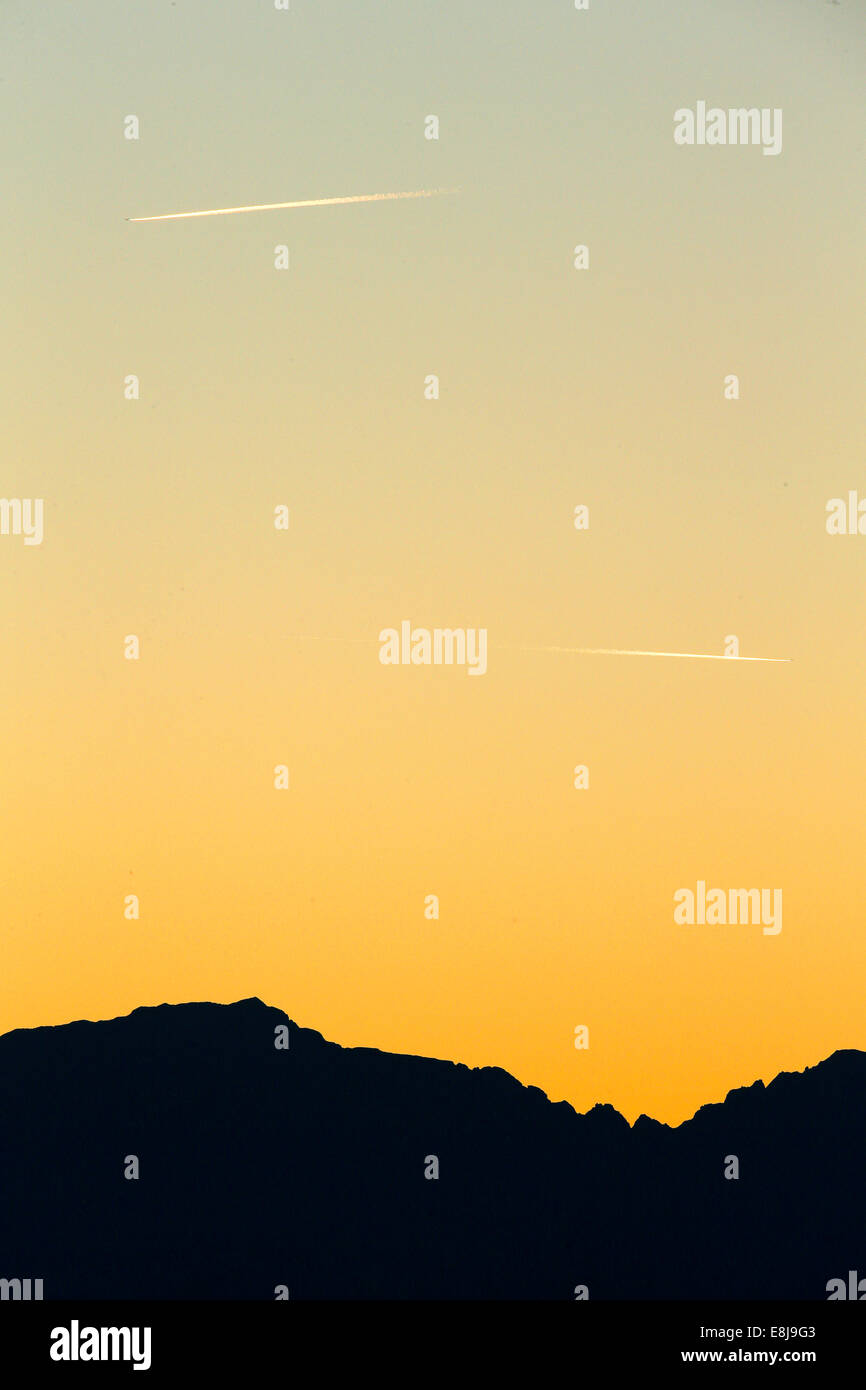 French Alps. Sunset Stock Photo - Alamy