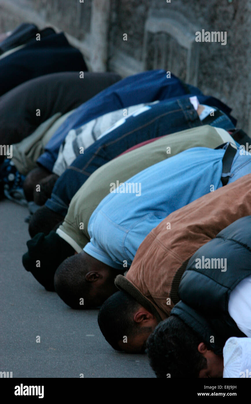 Muslim prayer. The end of Ramadan is celebrated with the A•d el-Fitr ...