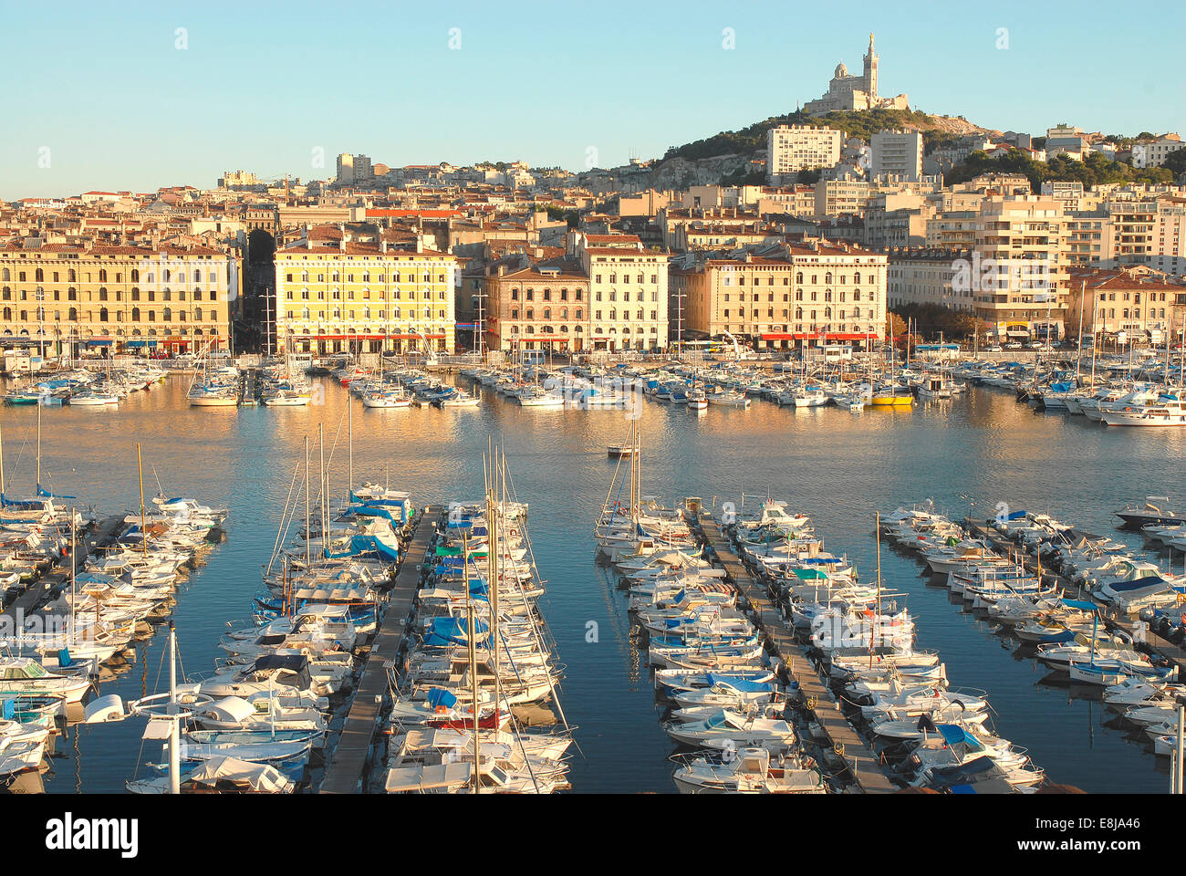 Old harbour of Marseille Stock Photo - Alamy