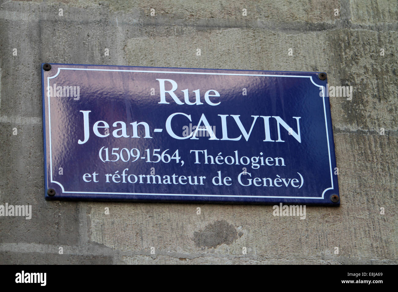 John calvin geneva hi-res stock photography and images - Alamy