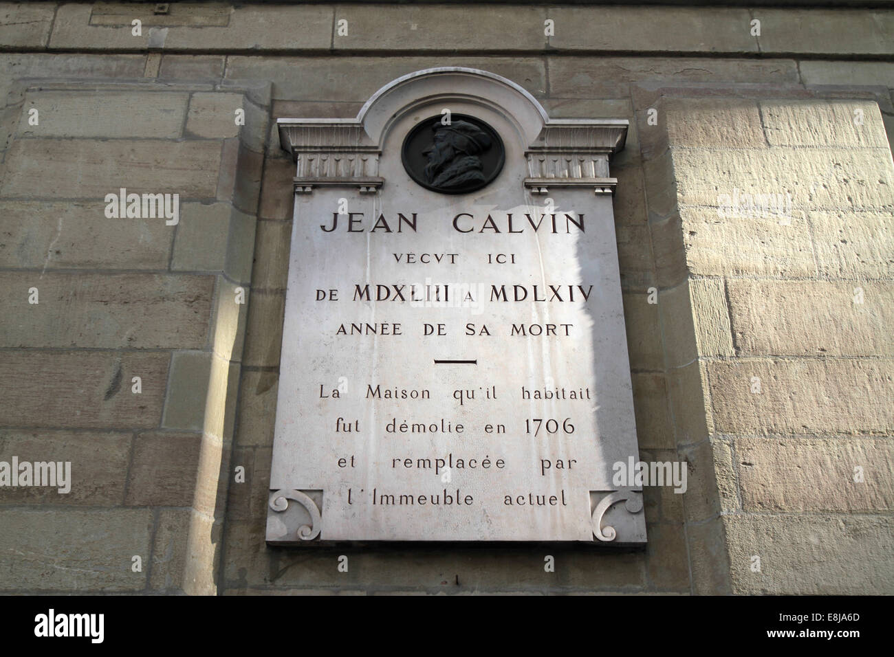 Jean calvin hi-res stock photography and images - Alamy