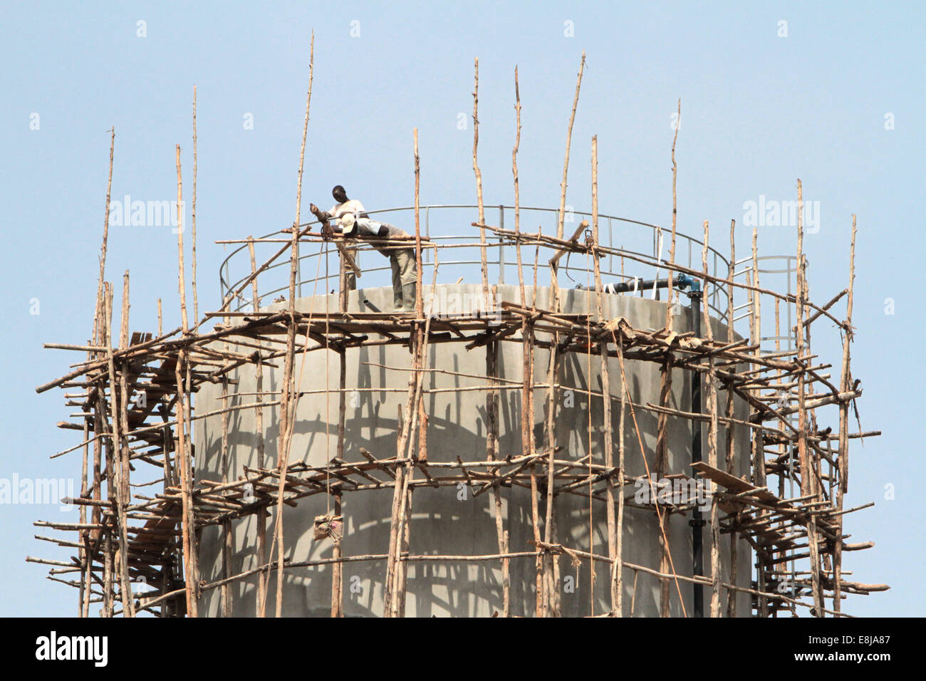 Water tower building Stock Photo - Alamy