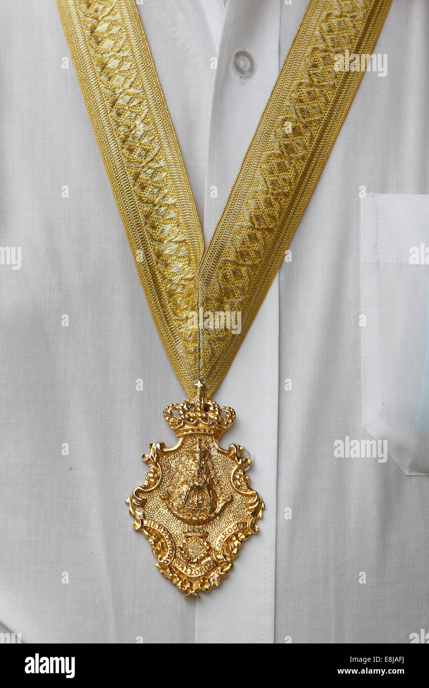 Christian fraternity medal Stock Photo - Alamy