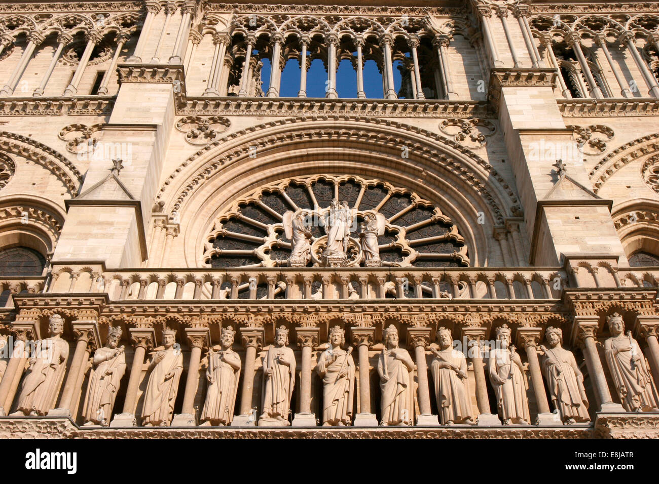 Notre dame de paris gallery of kings hi-res stock photography and ...