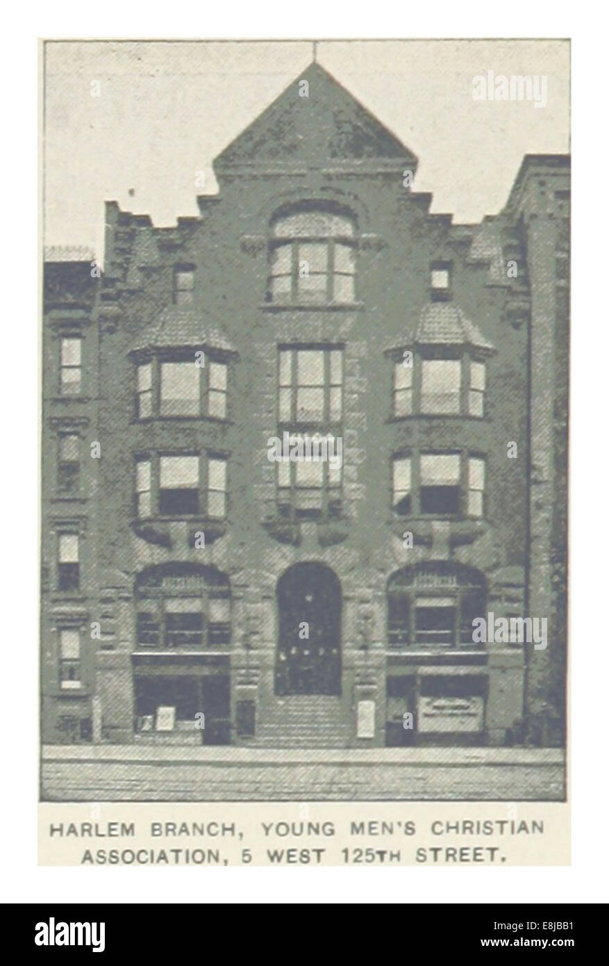 This 1893 illustration depicts the Harlem Branch of the Young Men's ...