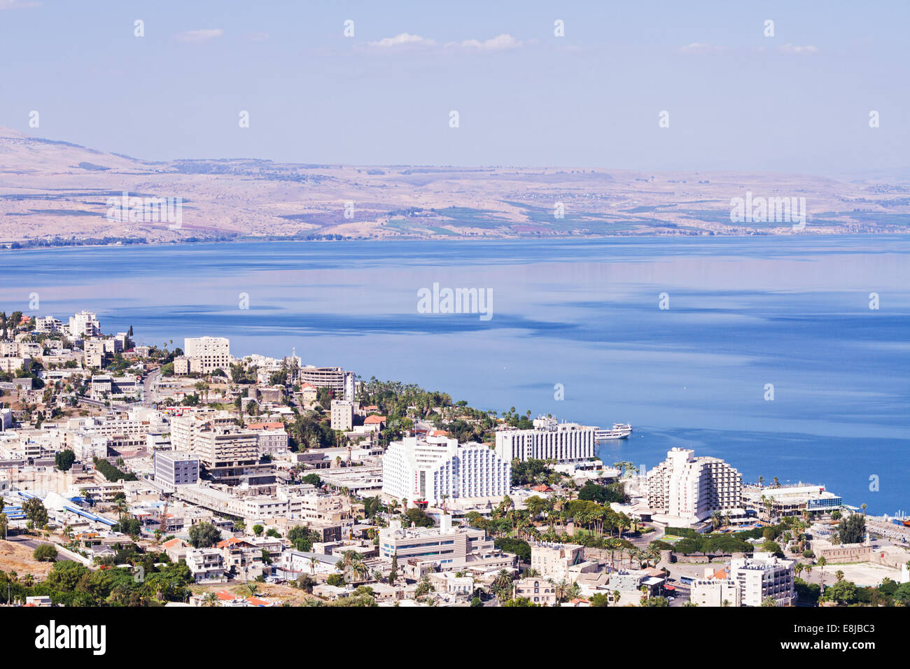 Tiberias , Israel - October 4 . 2014: Tiberias is a city on the western ...