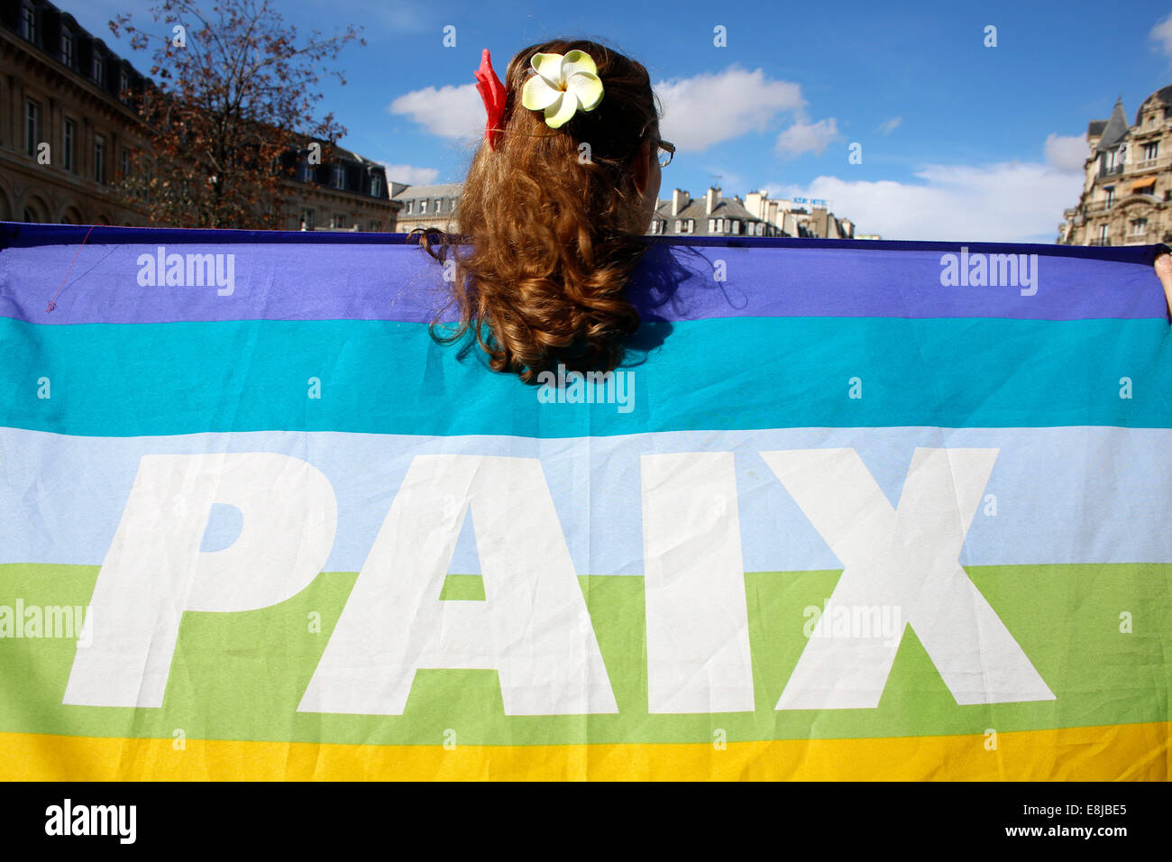 Banner of peace hi-res stock photography and images - Alamy