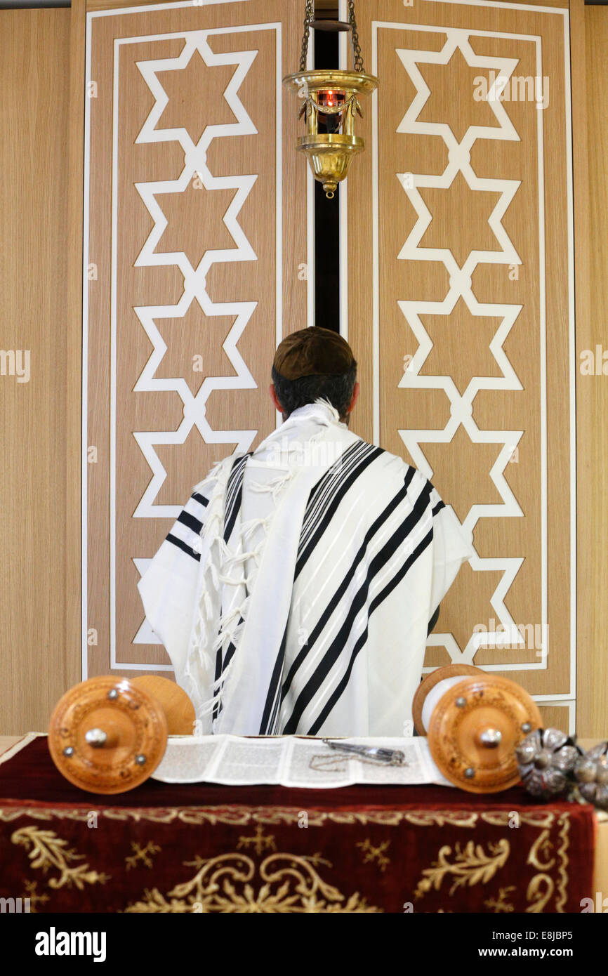 The Torah Ark or Aron Kodesh Stock Photo - Alamy