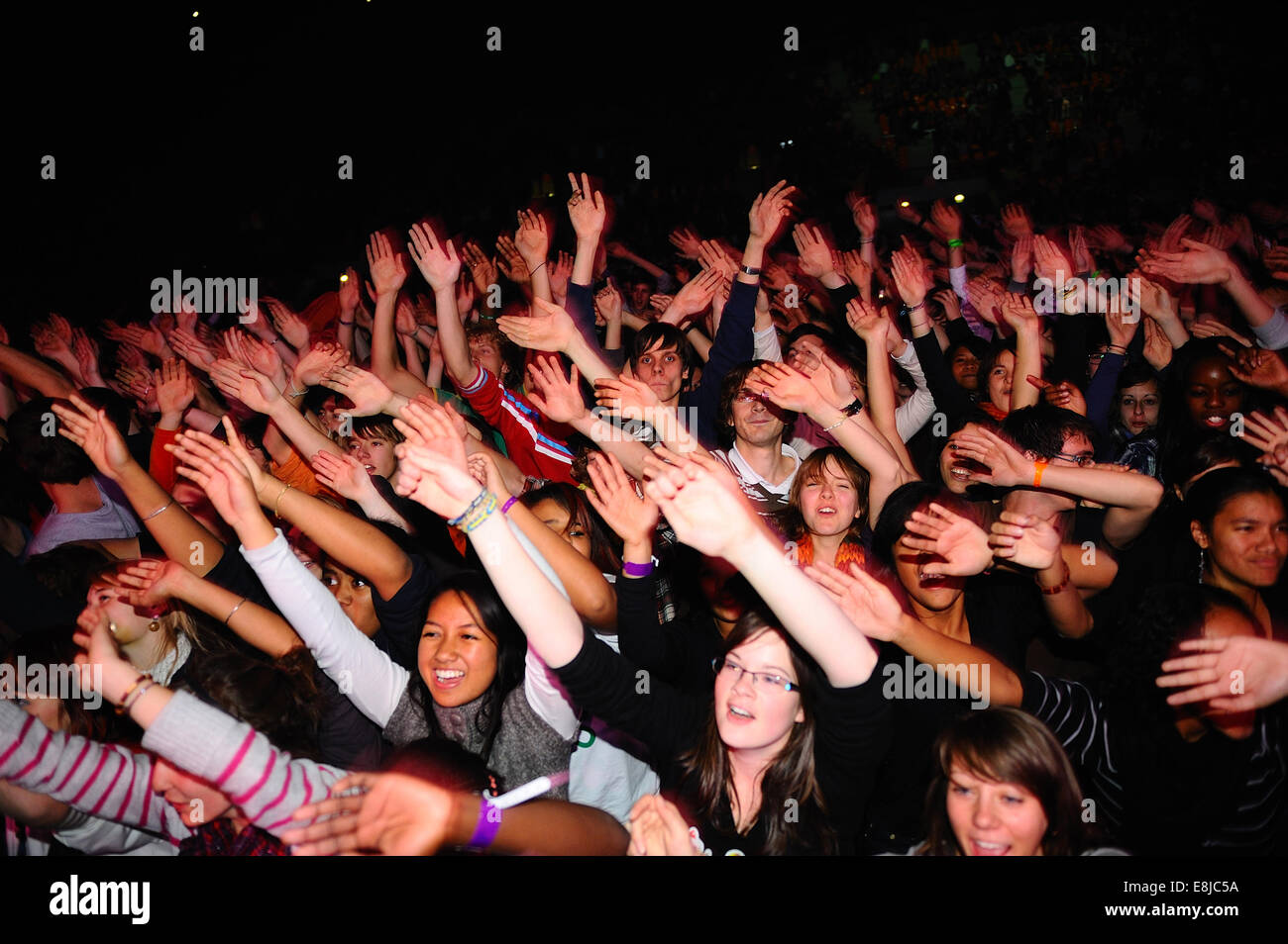 Protestant festival in Strasbourg Concert audience Stock Photo - Alamy