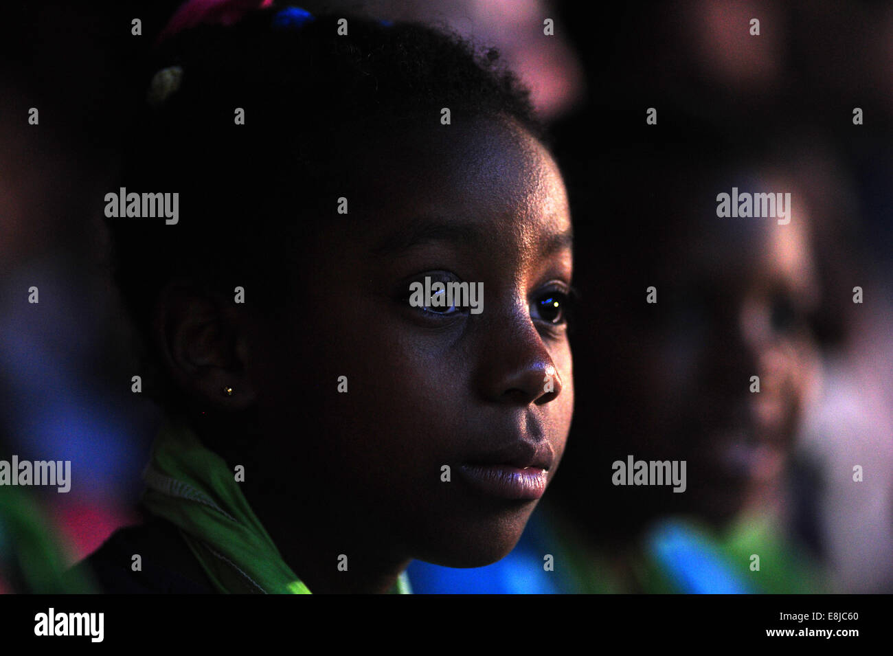 Protestant gathering at Paris-Bercy. Concert audience Stock Photo - Alamy