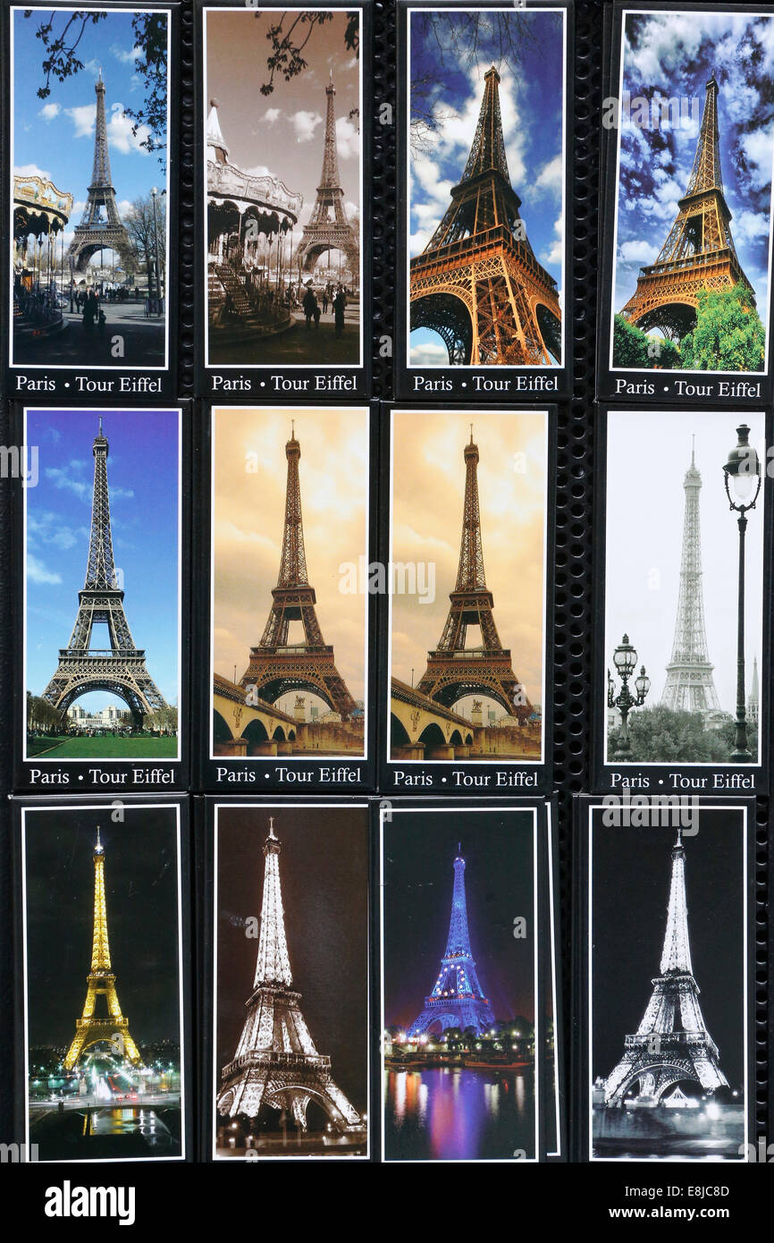 Magnets. Eiffel tower Stock Photo - Alamy