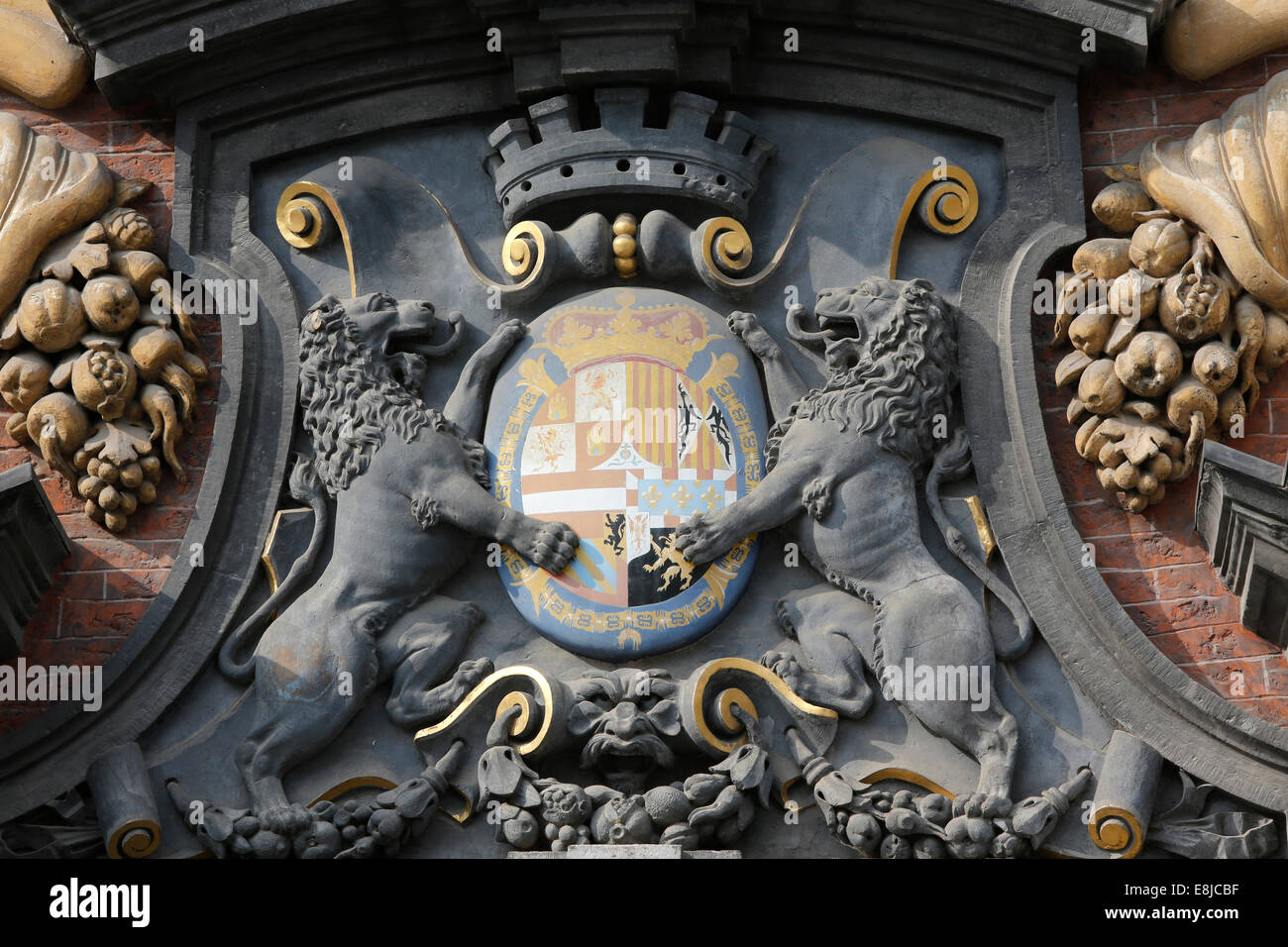 Arms of the city of Lille Stock Photo - Alamy