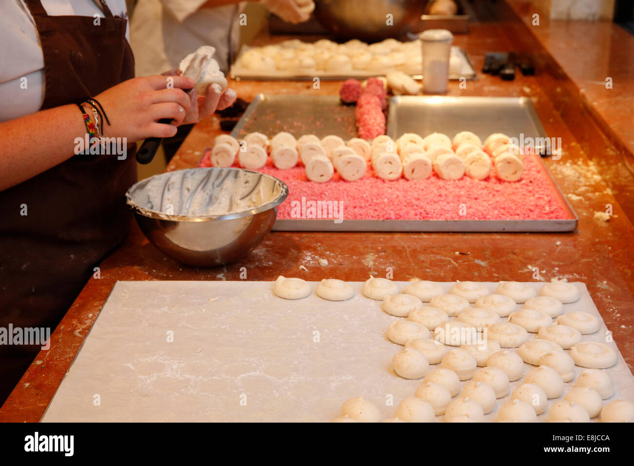 Pastry shop kitchen Stock Photo - Alamy