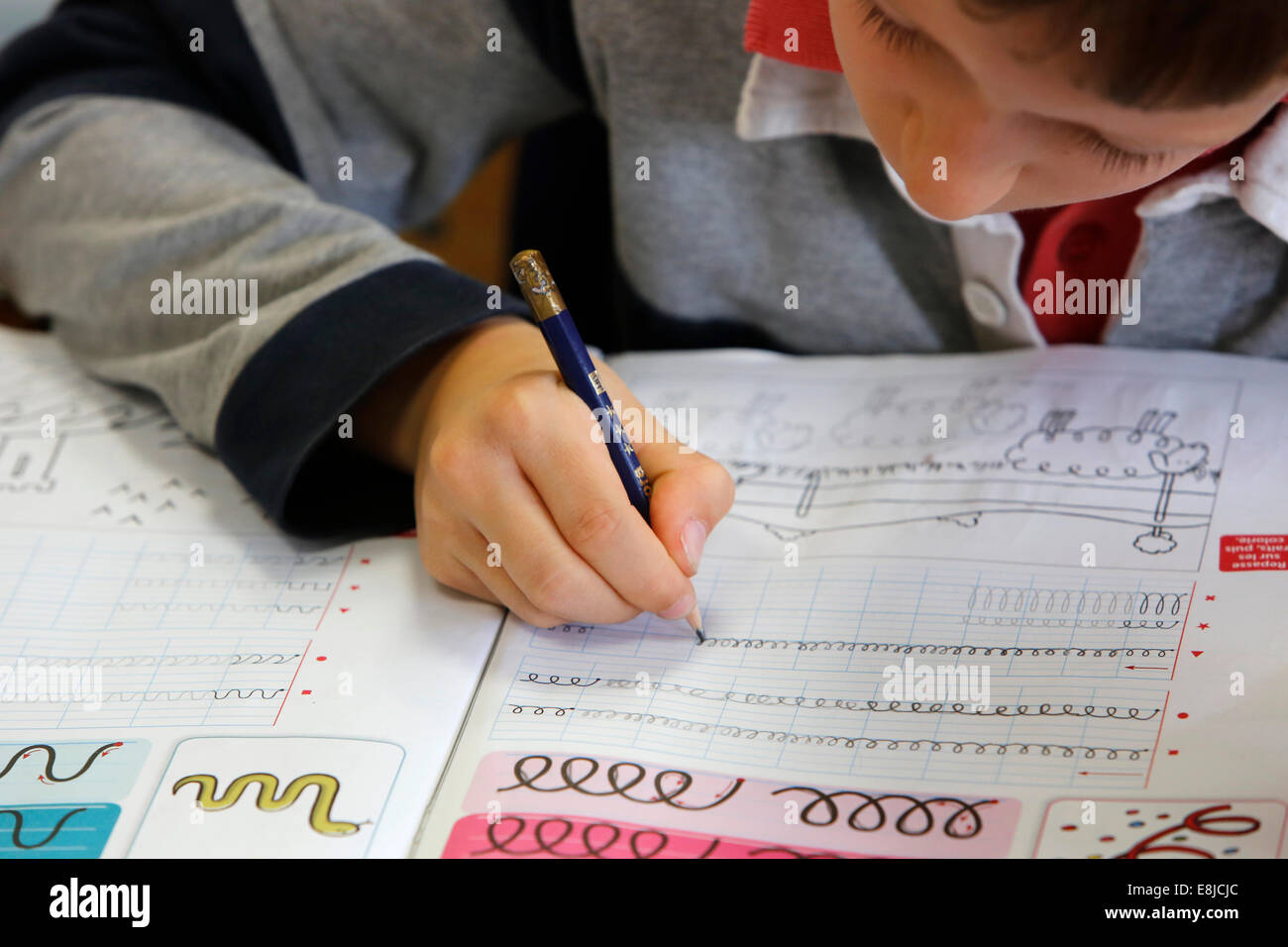 Primary school - First grade Stock Photo - Alamy