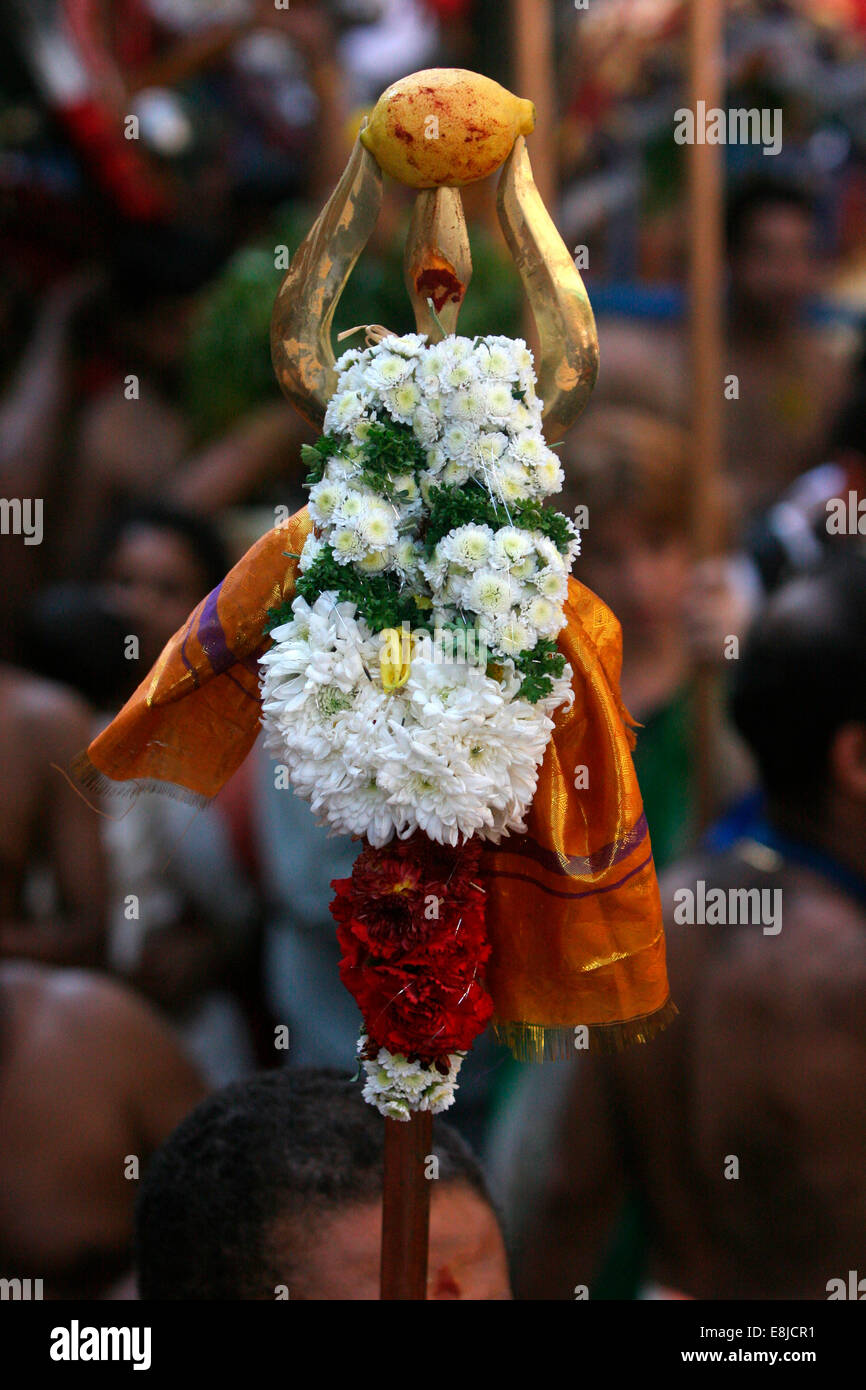 Hindu trident procession hi-res stock photography and images - Alamy