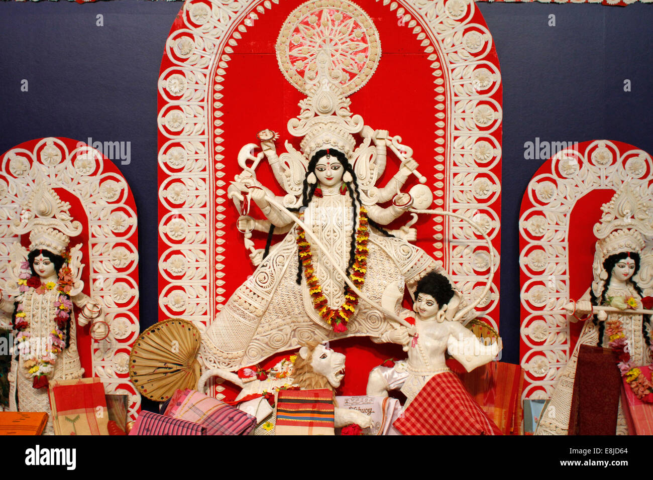 Durga puja celebration Stock Photo - Alamy