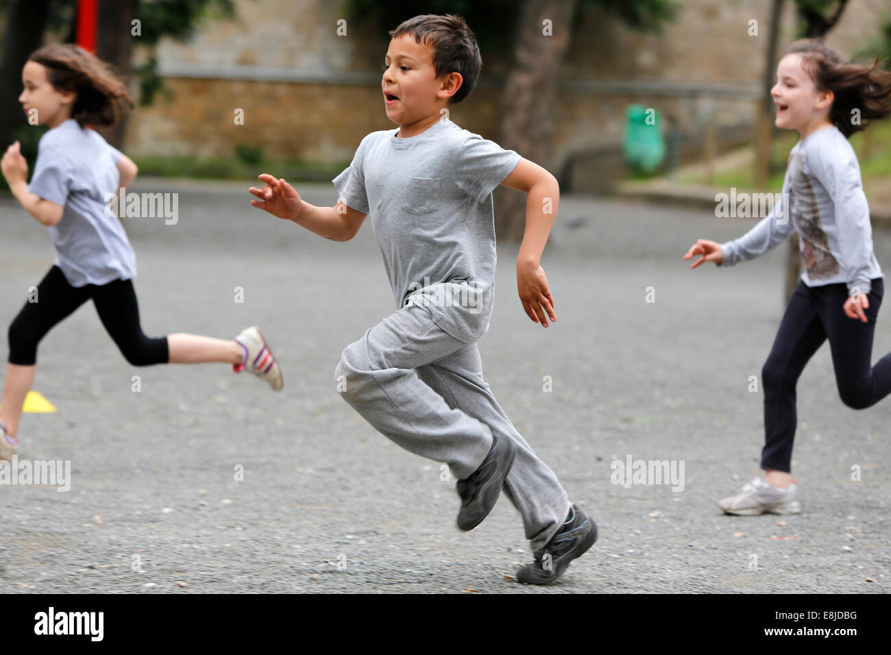 Old young person running racing hi-res stock photography and images - Alamy