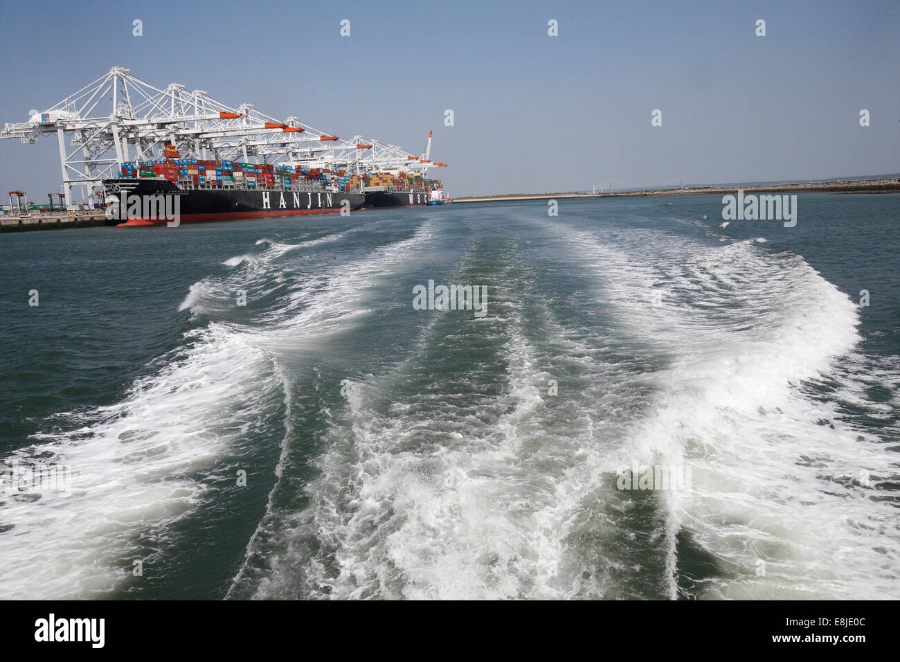 Le Havre Harbour. Container Terminal Stock Photo - Alamy