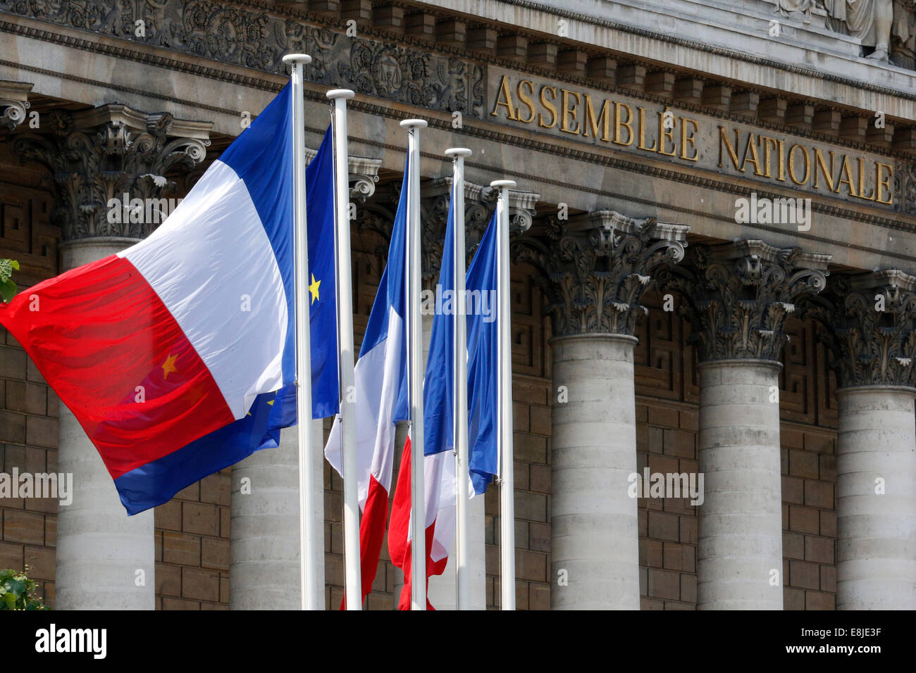 Palais Bourbon, French National Assembly, French Government Stock Photo ...
