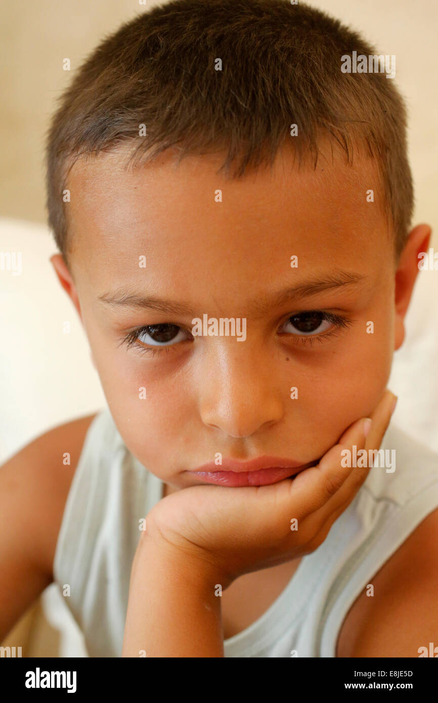Sulk boy hi-res stock photography and images - Alamy