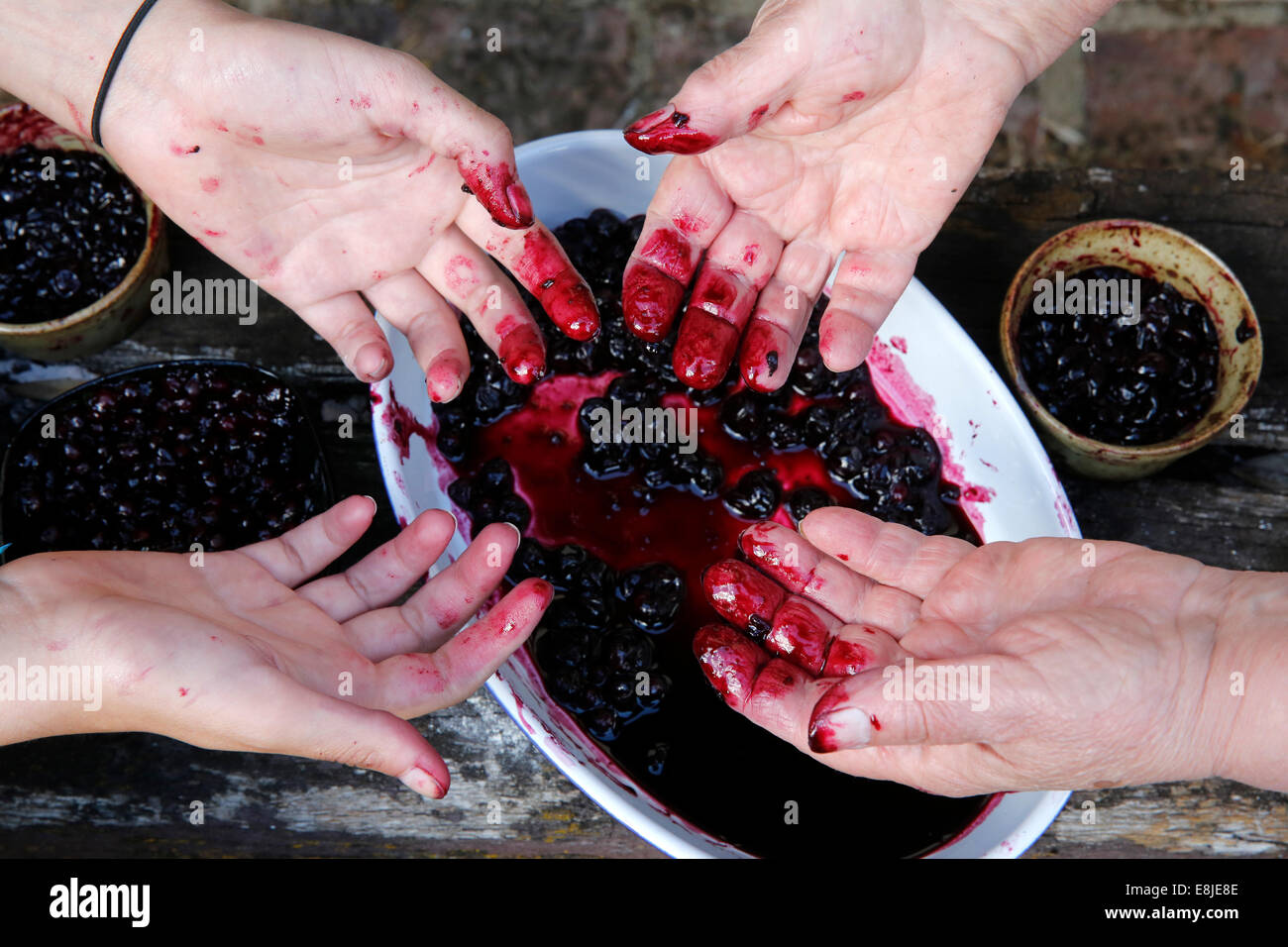 Cherry stones hi-res stock photography and images - Alamy
