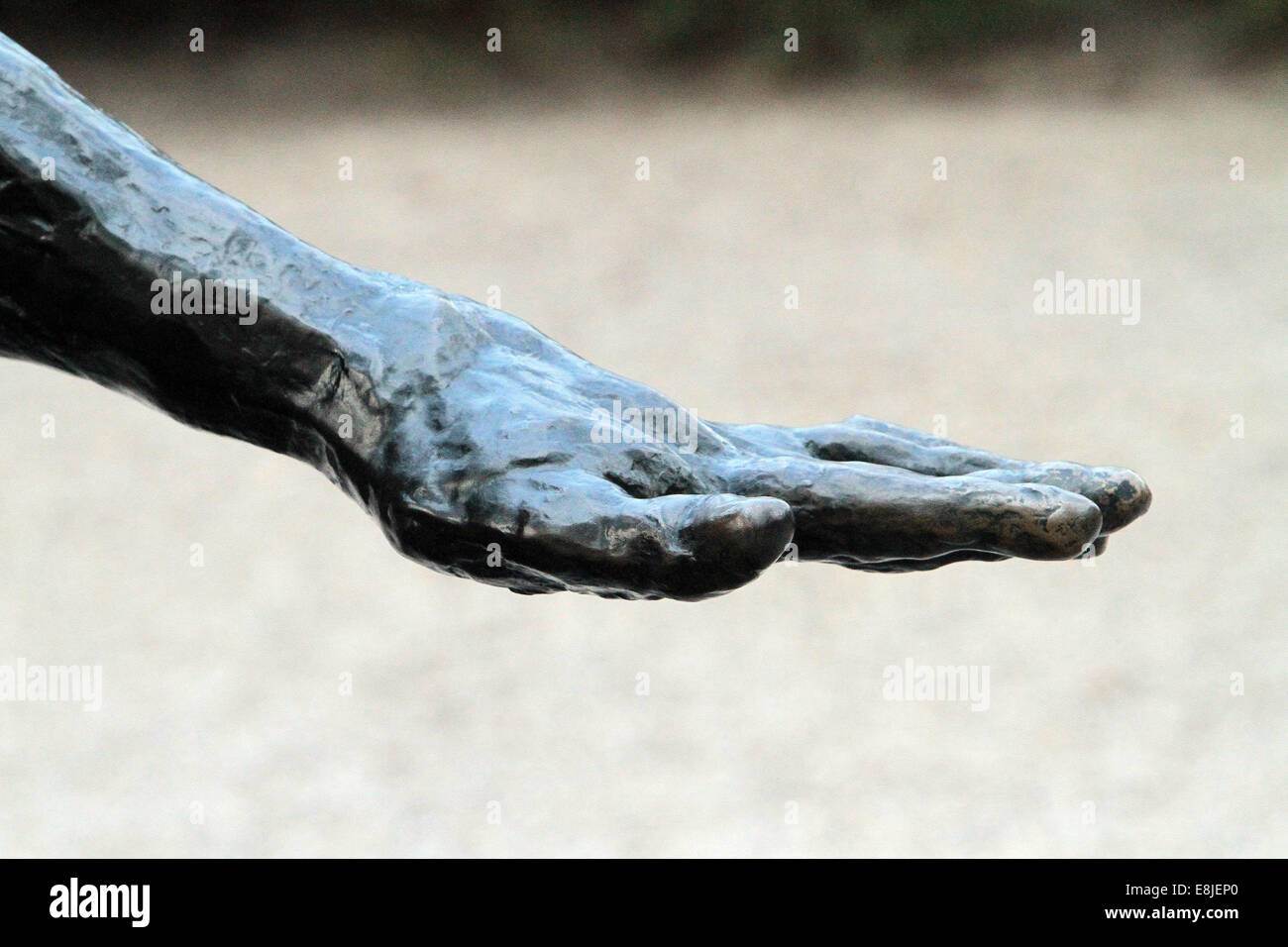 Hand bronze statue hi-res stock photography and images - Alamy