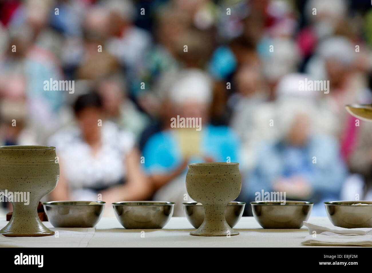 Catholic mass. Eucharist Stock Photo - Alamy