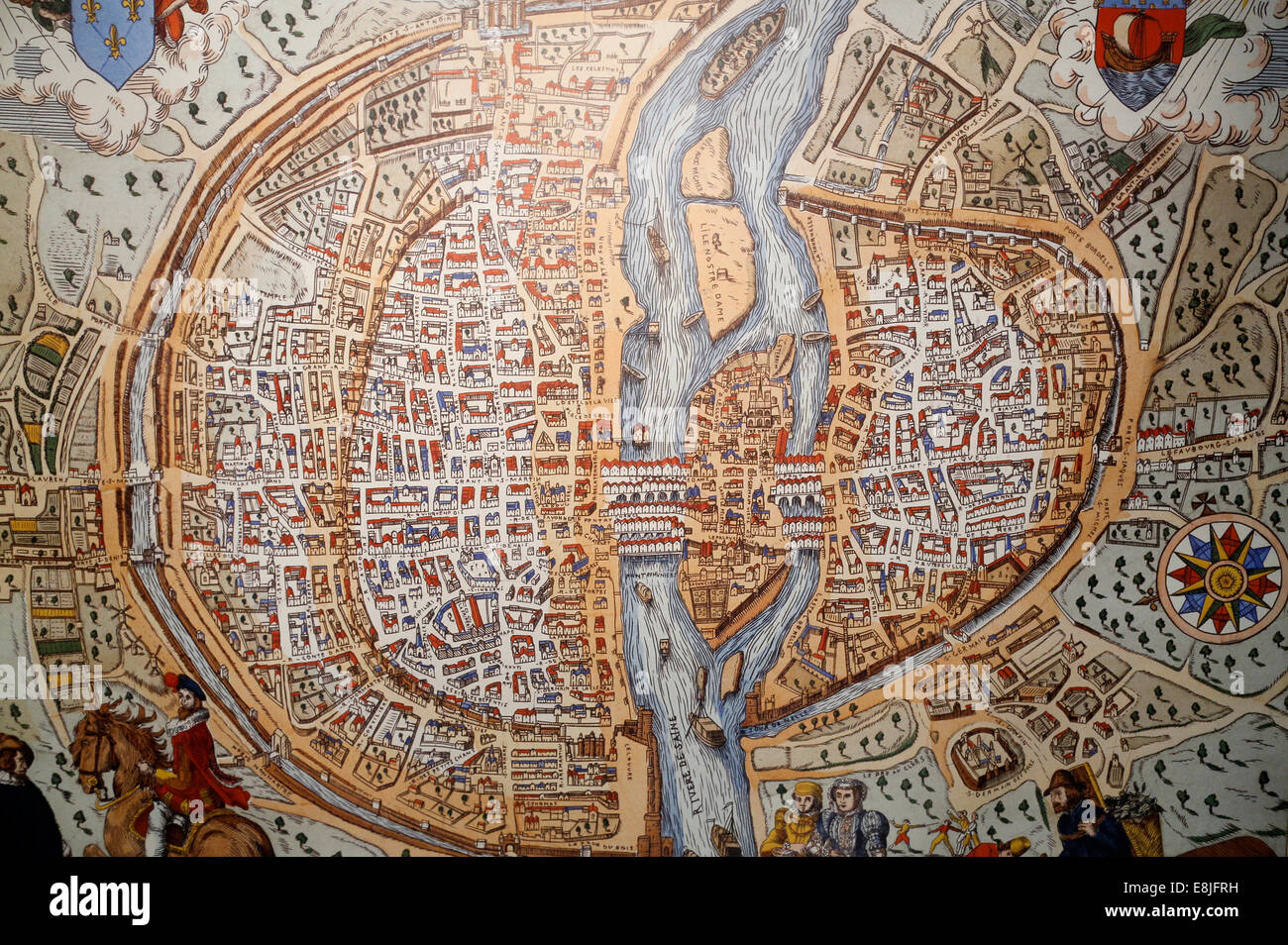 Paris in the 16 th century Stock Photo - Alamy