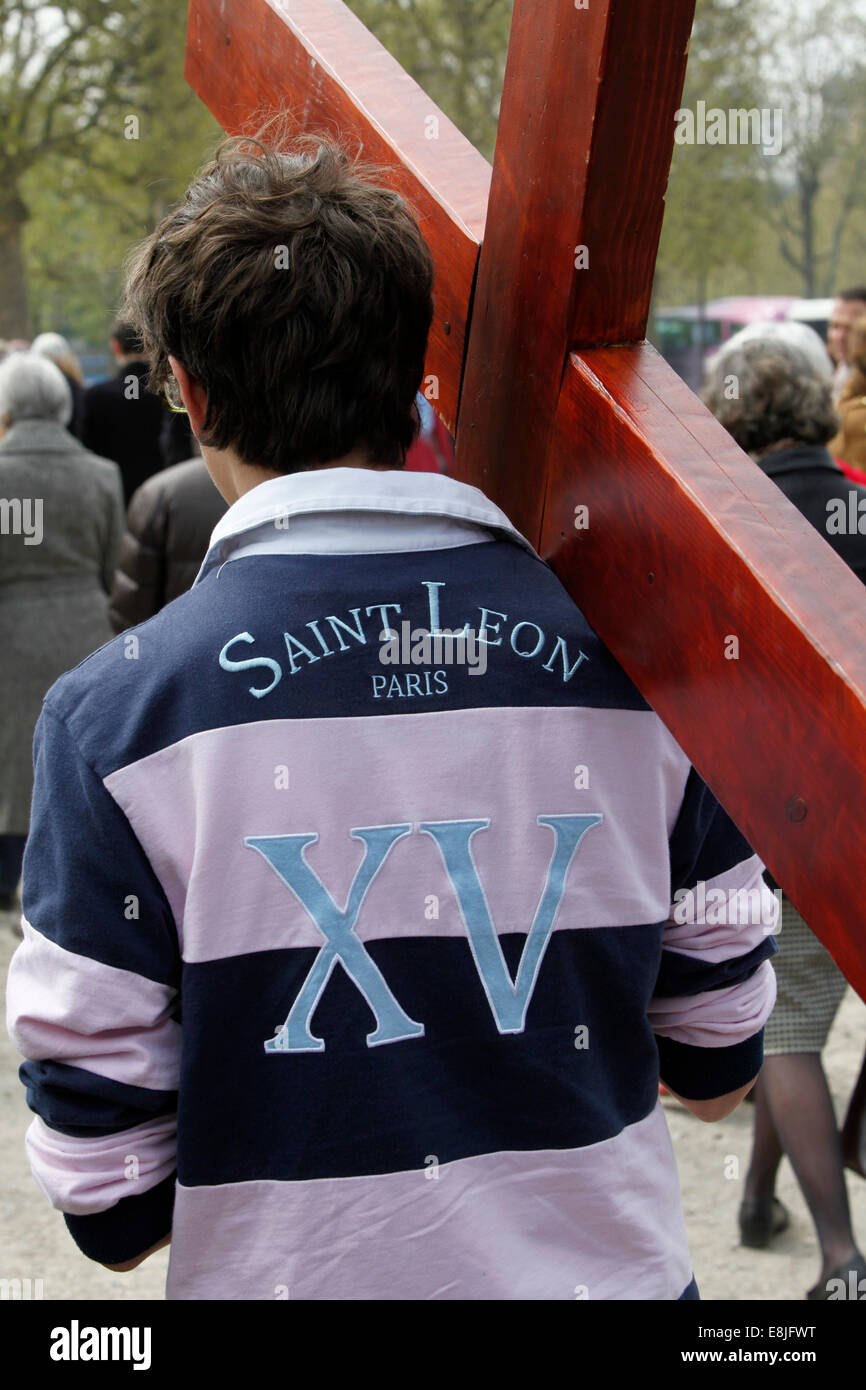 Easter Week. Good friday. Stations of the cross Stock Photo - Alamy
