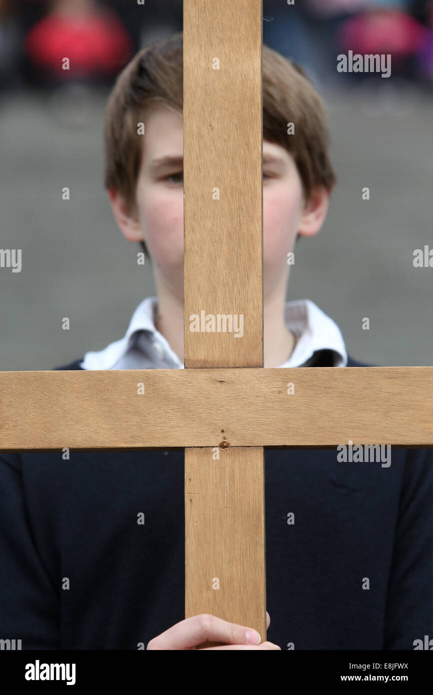 Easter Week. Good friday. Stations of the cross Stock Photo - Alamy