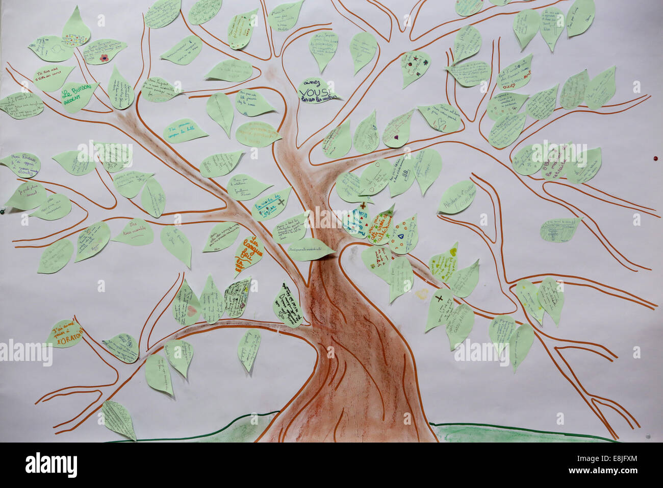 Sunday school drawing Stock Photo - Alamy