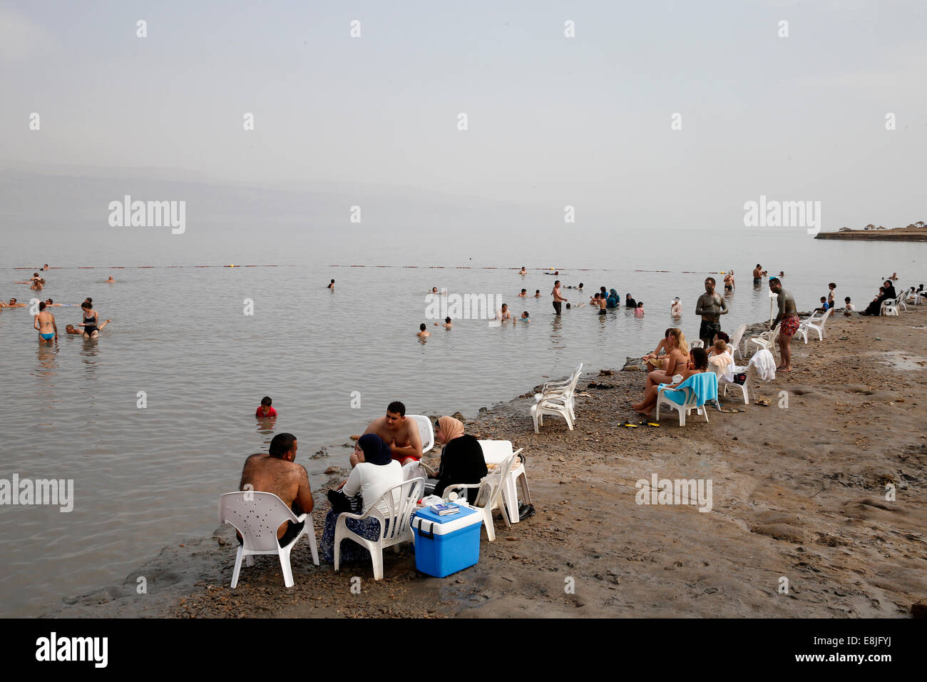 Dead sea beach. (Westbank side Stock Photo - Alamy