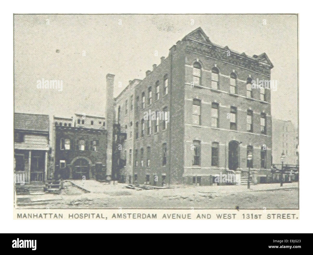 This 1893 illustration by King shows Manhattan Hospital, located on ...