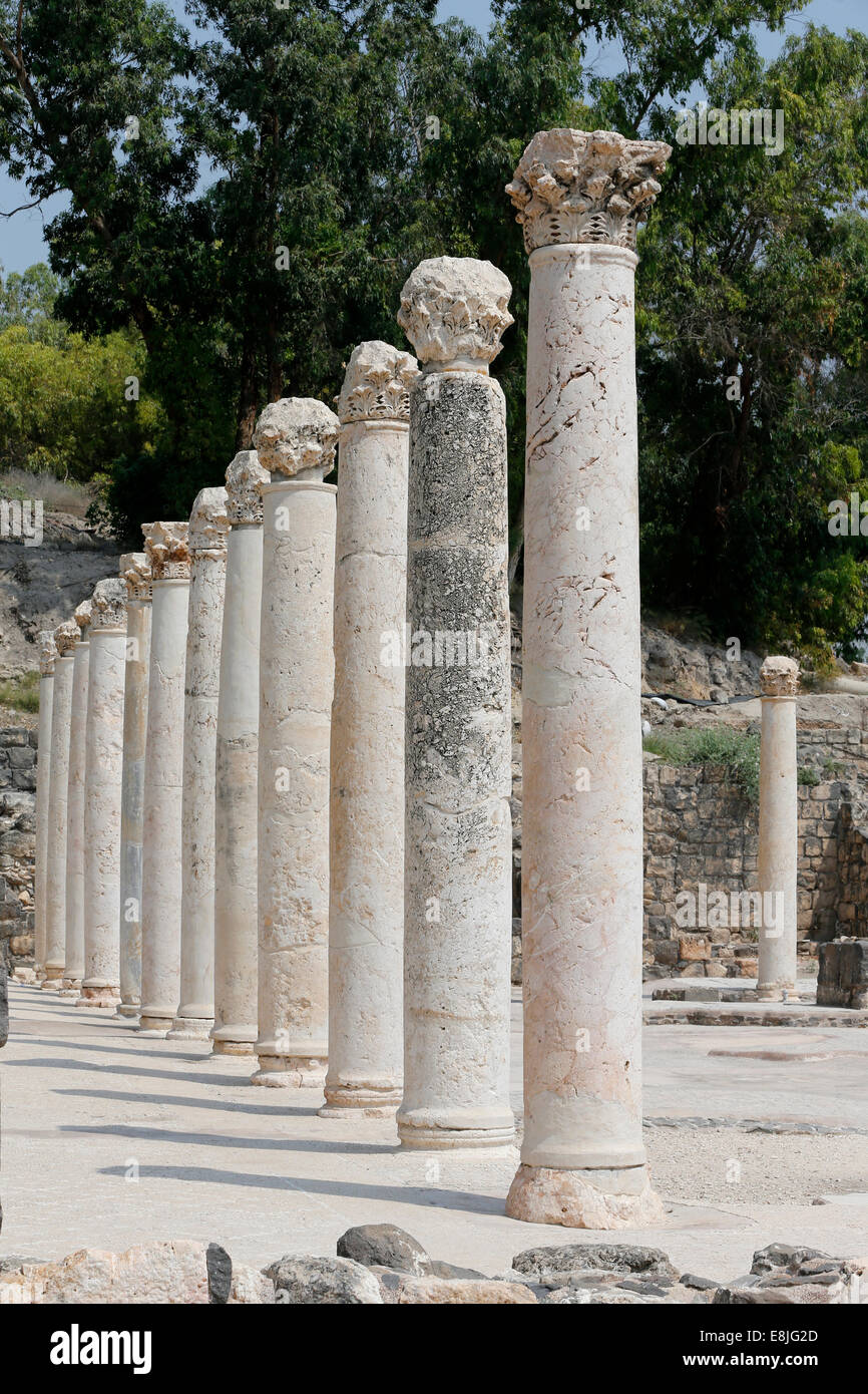 Roman-Byzantine city Scythopolis in Beth Shean National Park Stock ...
